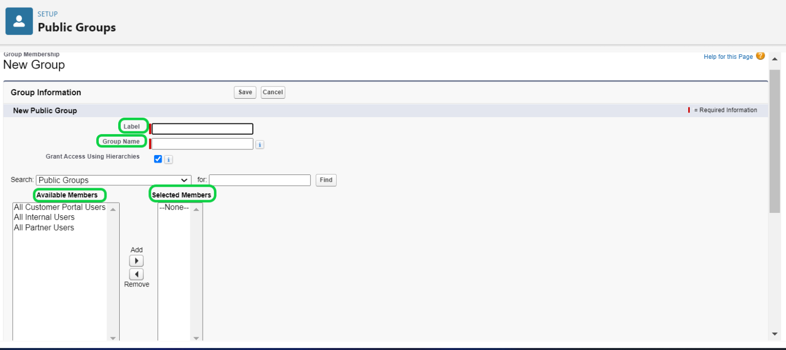 How to Create Public Groups in Salesforce - Salesforce Mamba