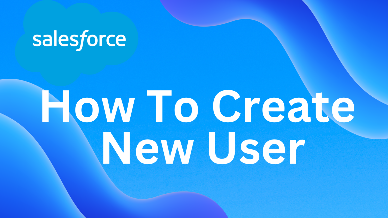 Create New User in Salesforce - Salesforce Mamba